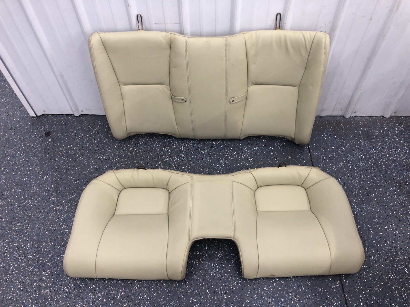 2002-2010 Lexus SC430 OEM Rear Seat Set Upper & Lower Leather Ecru U52 ...