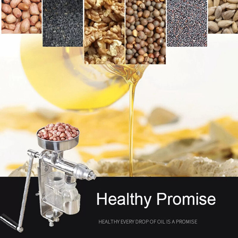 Hand Crank Oil Extractor Mill Peanut Expeller Household Manual Oil ...
