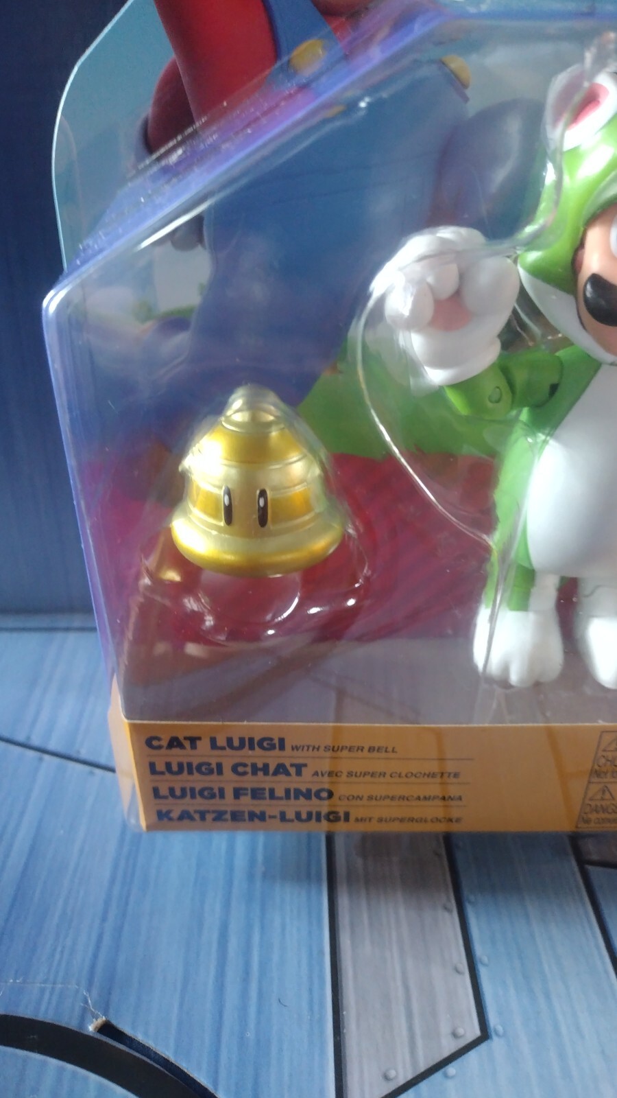 Jakks Pacific World of Nintendo Mario 4-Inch CAT LUIGI W/SUPER BELL ...