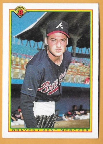 KENT MERCKER ATLANTA BRAVES #6 - BOWMAN NM-MT 1990 | eBay