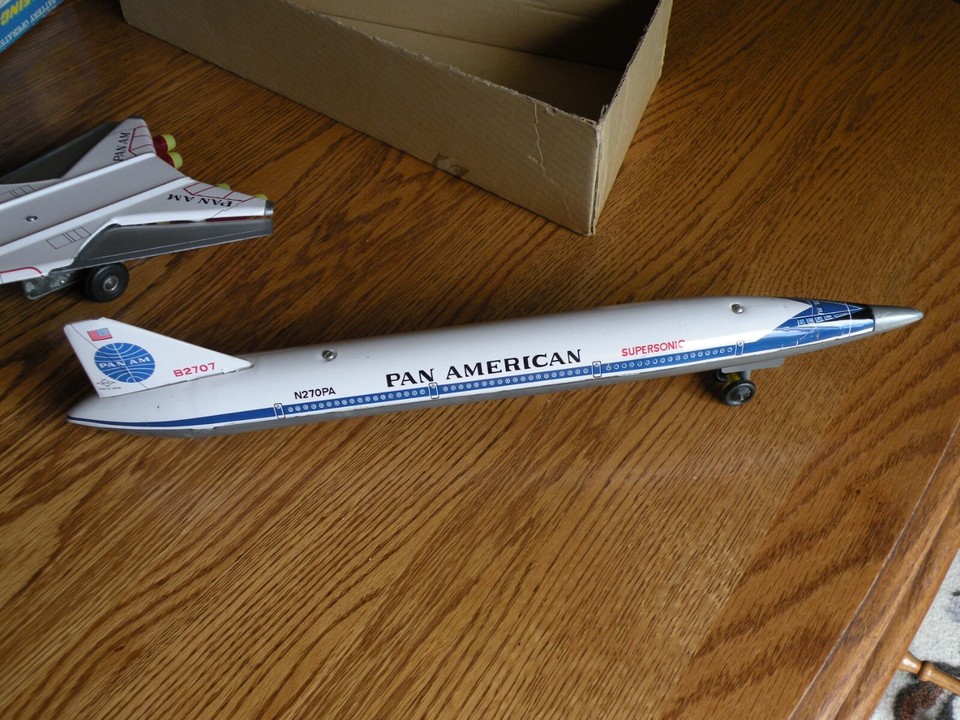 Vintage mid 1960's Daiya Pan Am Boeing 2707 SST Concorde Battery ...