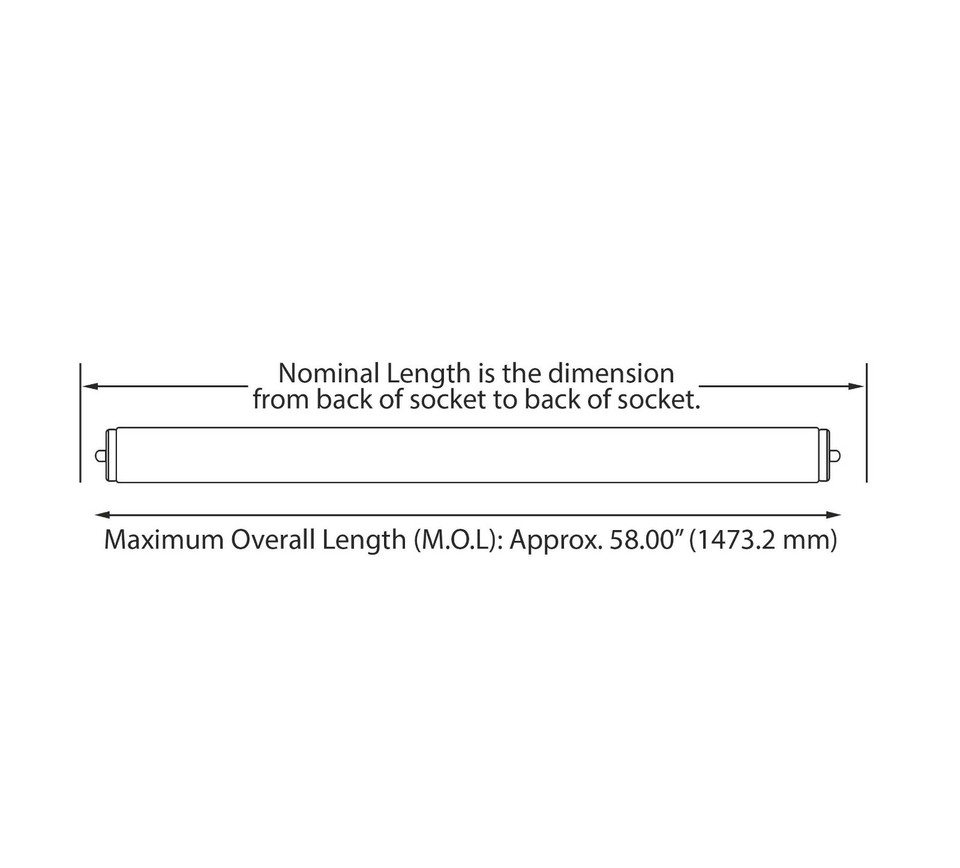 5 FT T12 Single Pin FA8 LED Tube Relamp & Replaces 50W F60T12 | eBay