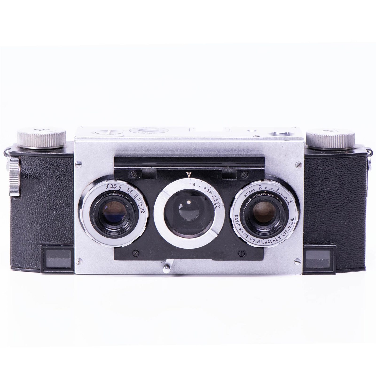 David White Stereo Realist 1041 Camera | 35mm f3.5 lens | Black | U.S.A ...