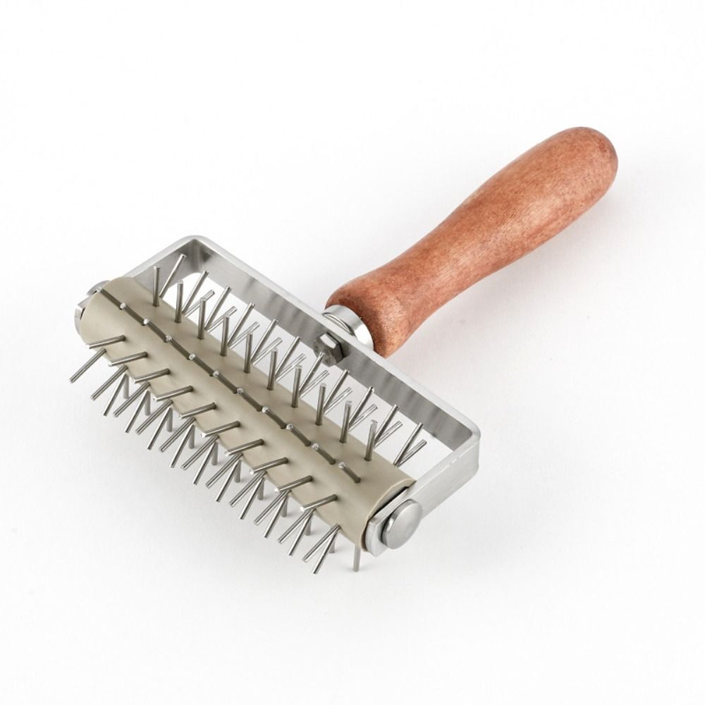 Stainless Steel Baking Roller Docker Pastry Dough Pizza Pie Tool Pitter ...