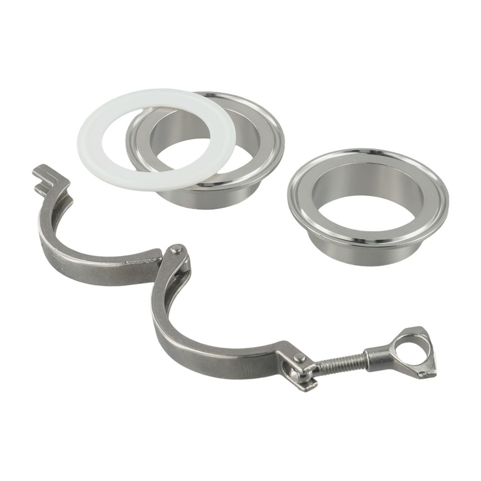 91mm Flange OD 3 Inch Tri Clamp Stainless Steel Weld Ferrule Tri Clamp ...