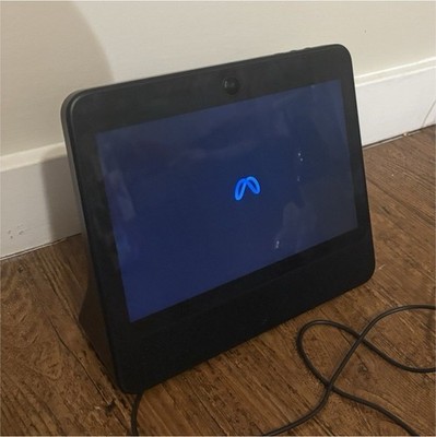 Facebook Portal (Gen 1) Smart Speaker Black Alexa Built-in Wi-Fi ...