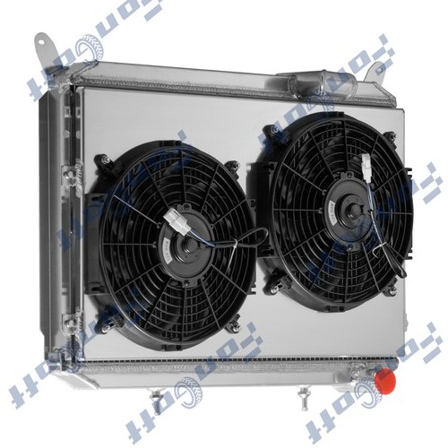 3 Row Radiator Shroud Fan For 1984-1988 Nissan 300ZX Z31 VG30 Turbo ...
