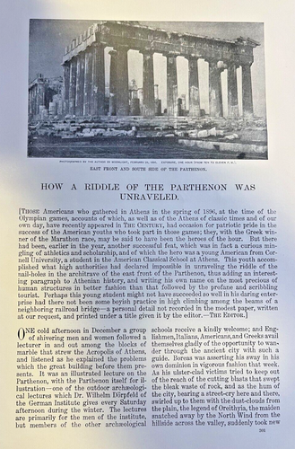 Ancient Greece Solving A Riddle of the Parthenon illustrated | eBay