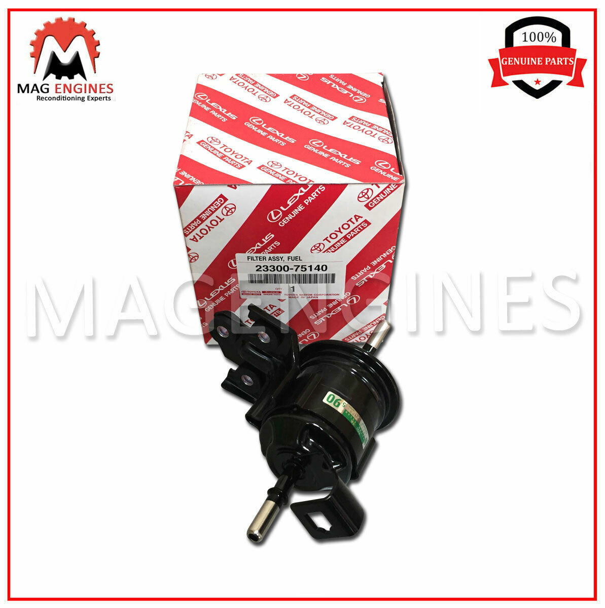 23300-75140 GENUINE OEM FILTER, FUEL(FOR EFI) 2330075140 | eBay