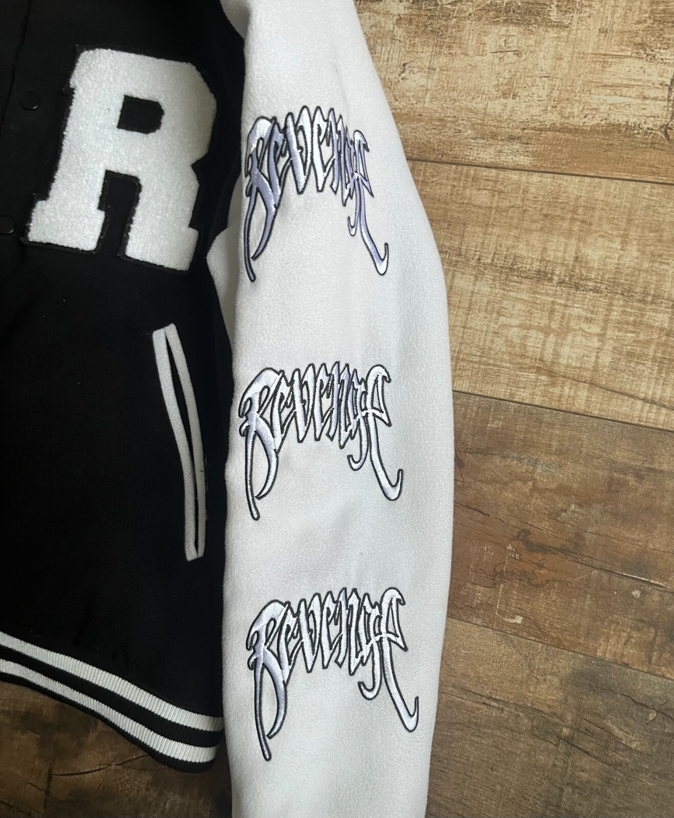 Revenge Varsity Jacket Black 2021 | MINT CONDITION Me… - Gem