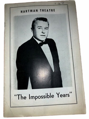 Hartman Theatre “The Impossible Years” | eBay