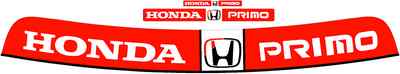 HONDA PRIMO DECAL WINDSHIELD BANNER | eBay