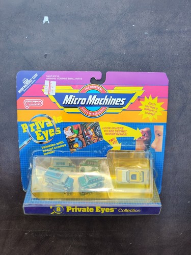 Micro Machines Secret Scenes Inside Private Eyes Collection #8 Toy Car ...