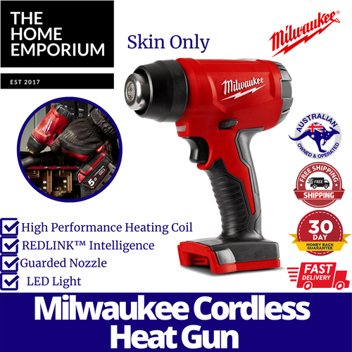 MILWAUKEE M18 Compact Heat Gun Redlink Plus Intel 18V Cordless LED ...