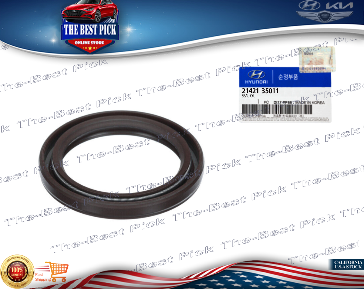 ⭐GENUINE⭐ OEM Seal Oil For Hyundai Kia 2142135011 *SEE COMPATIBILITY ...