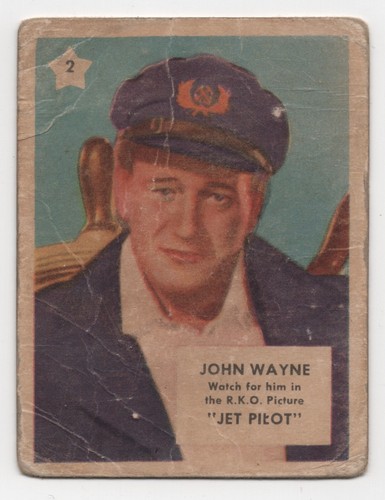 John Wayne Trading Card 1951 Canadian Shredded Wheat Co Movie Stars ...