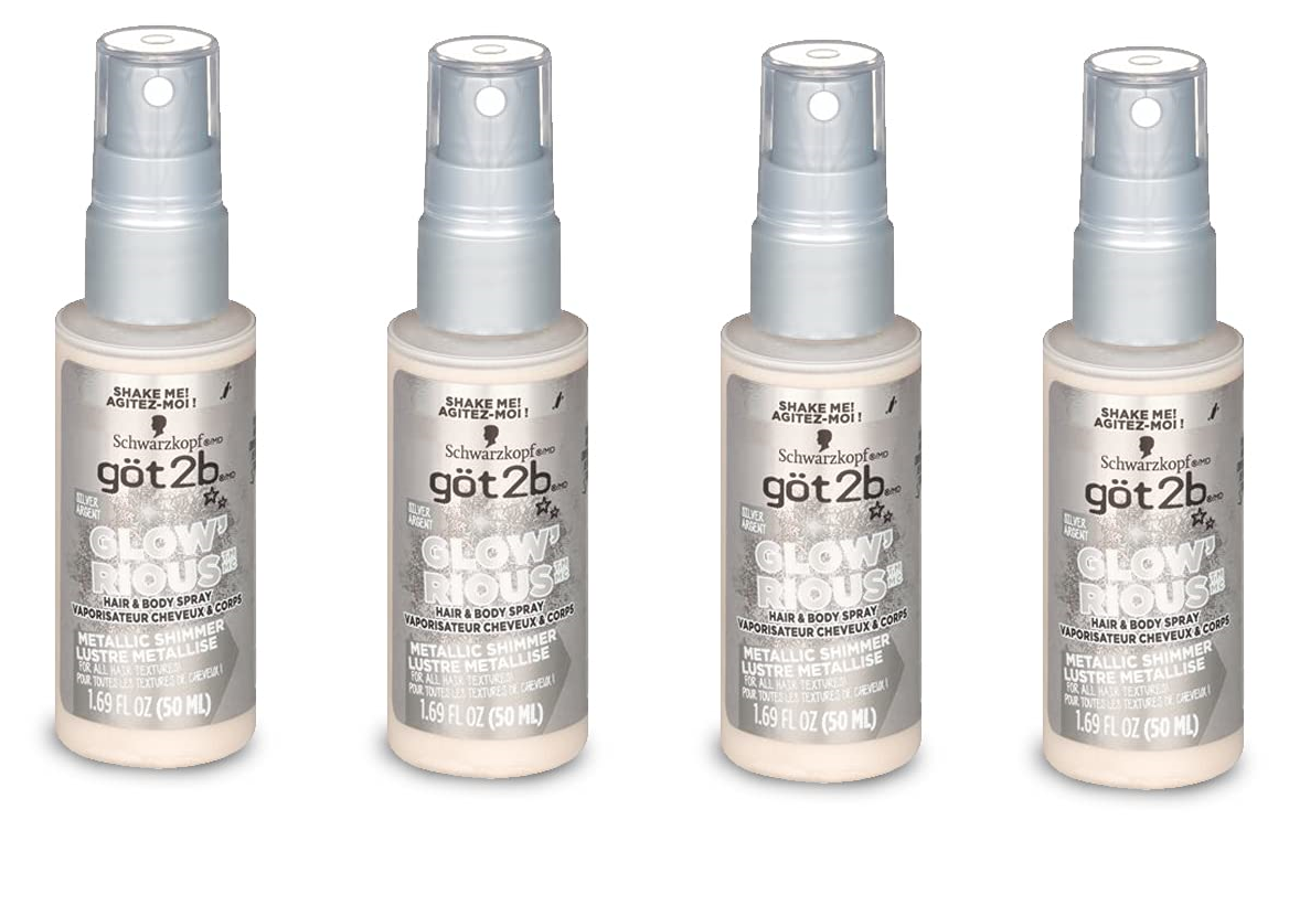 Schwarzkopf Got2b Glow'Rious Hair & Body Spray, 1.69 oz (4 pack) | eBay