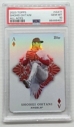 2023 Topps Shohei Ohtani All Aces #AA11 PSA 10 GEM MINT Angels | eBay