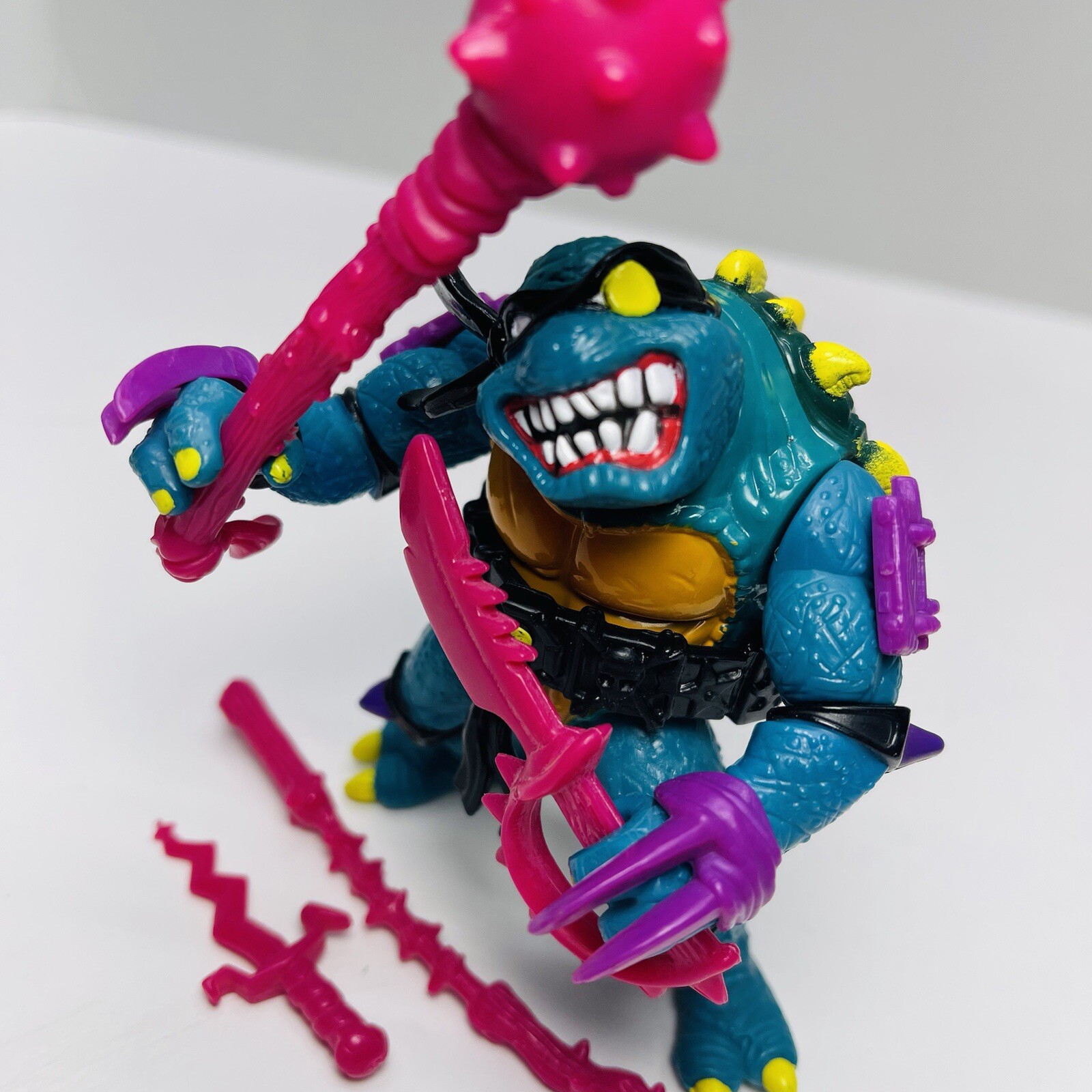 Vintage 1990 SLASH Teenage Mutant Ninja Turtles Playmates TMNT 100% ...