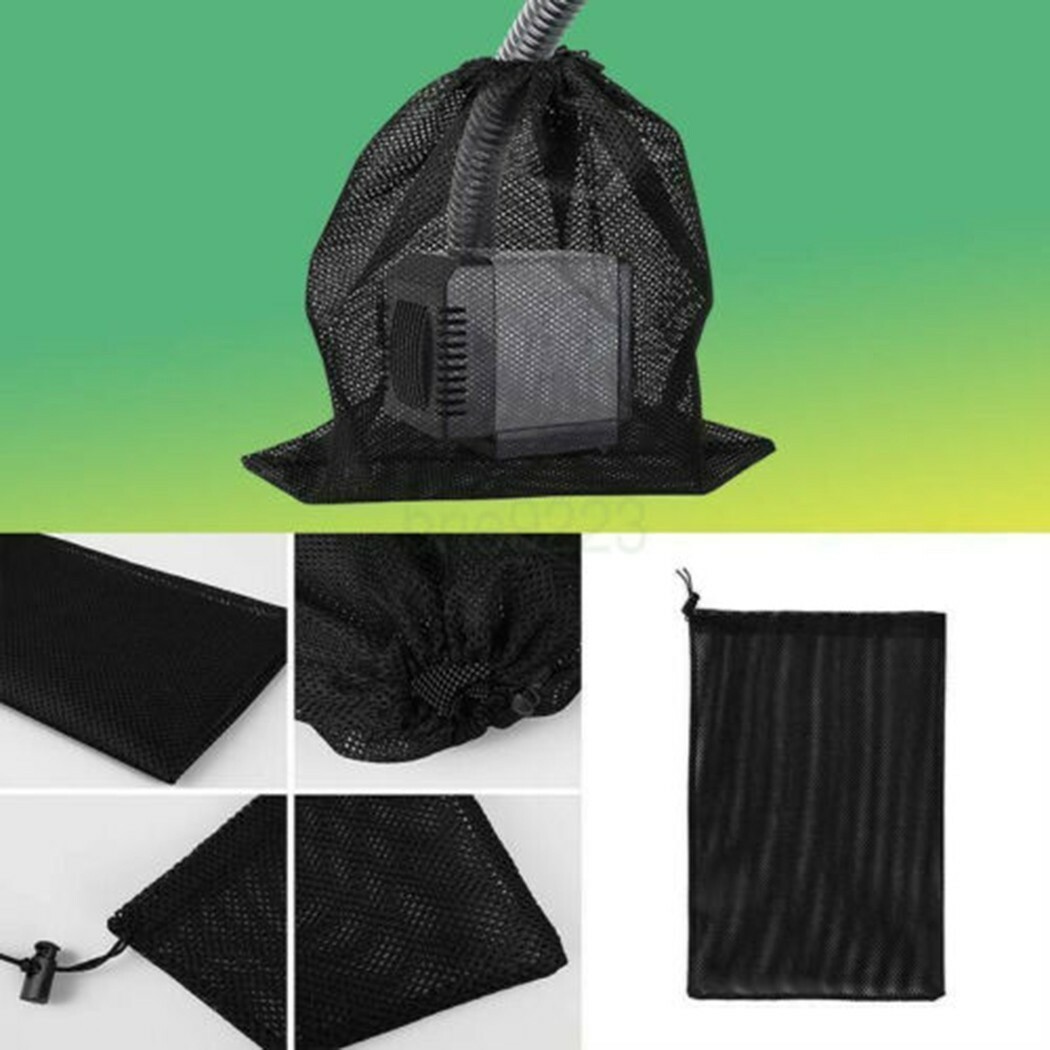 Water Pump Filter Bag Tear Resistant Drawstring Pond Pump Barrier Mesh ...