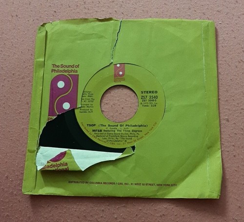 MFSB The Three Degrees 45 TSOP / Something For Nothing 1973 ZS7 3540 ...