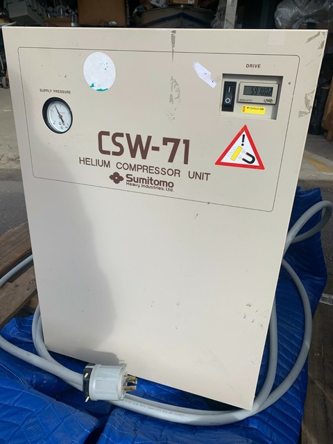 Helium Compressor Unit Sumitomo Model Csw-71 Crycooler for sale online ...