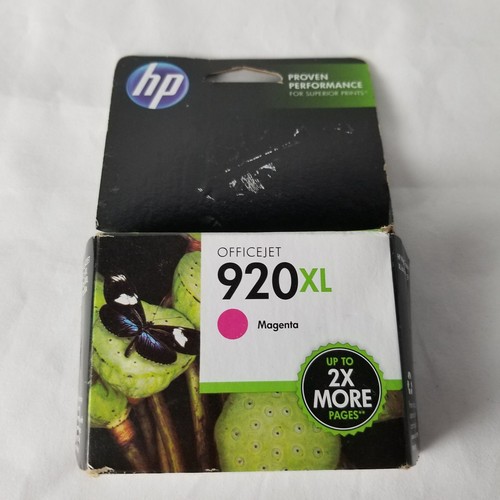 Hp printer ink Magenta 920 XL Genuine New In Box Exp August 2014 | eBay