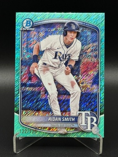 2025 Bowman Chrome Aidan Smith Aqua Shimmer /125 (Rays) | eBay
