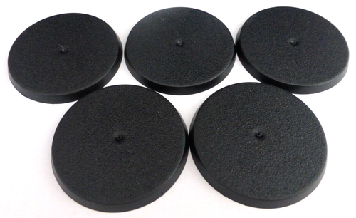 50mm Round Bases x5 - Games Workshop - Warhammer 40K / Age of Sigmar ...