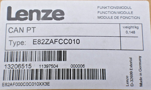 Lenze CAN PT E82ZAFCC010 | eBay.de