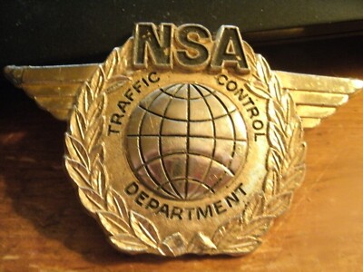 NSA TRAFFIC CONTROL DEPARTMENT BADGE | eBay