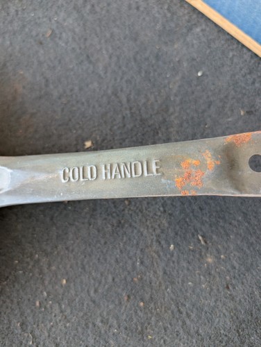 Vintage National “Cold Handle #44 Skillet Tin Steel Cowboy Camping Fry ...