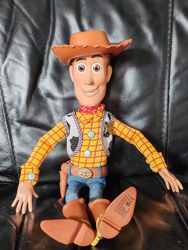 Disney Pixar Toy Story Woody Pull String With Hat Talking Doll Working ...