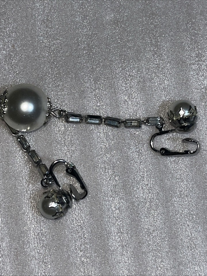 Park Lane Bar Dangle Faux Pearl Statement Earrings | eBay