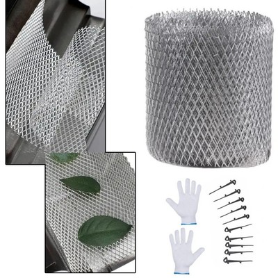6 Meter Roof Gutter Protective Screen Aluminum Leaf Guard for Downpipe ...