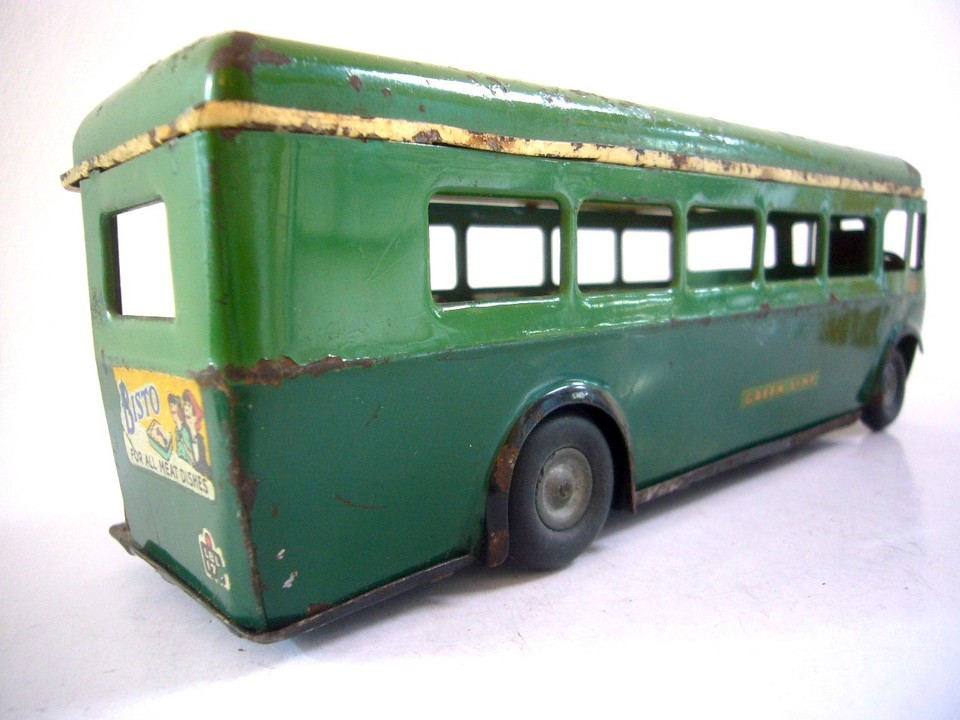 Tri-ang Minic: Green Line single-deck bus, very good condition, made in ...