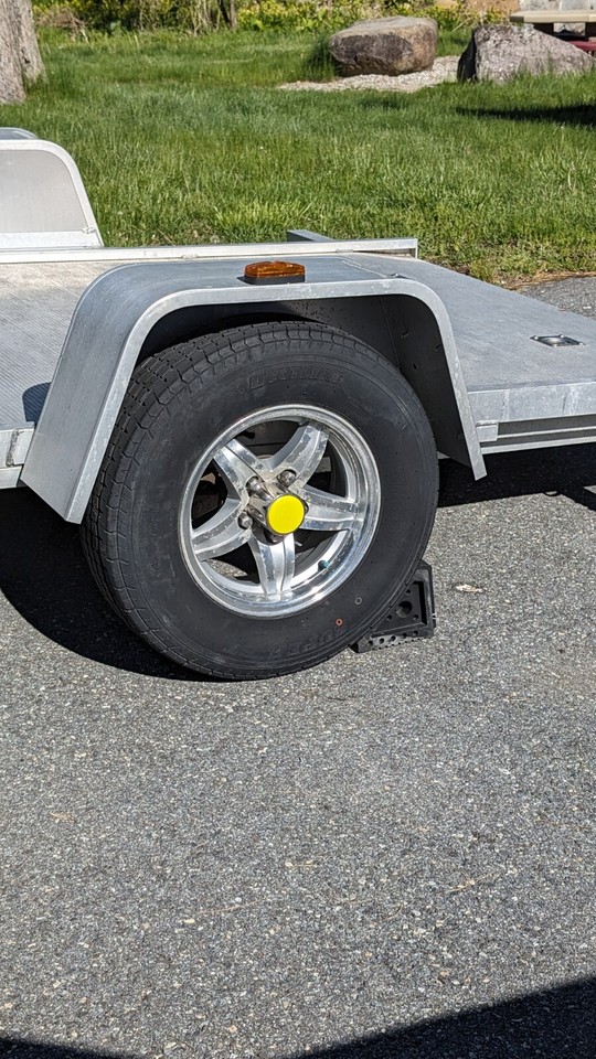 Silver Aluma Trailer Wheel Caps | eBay