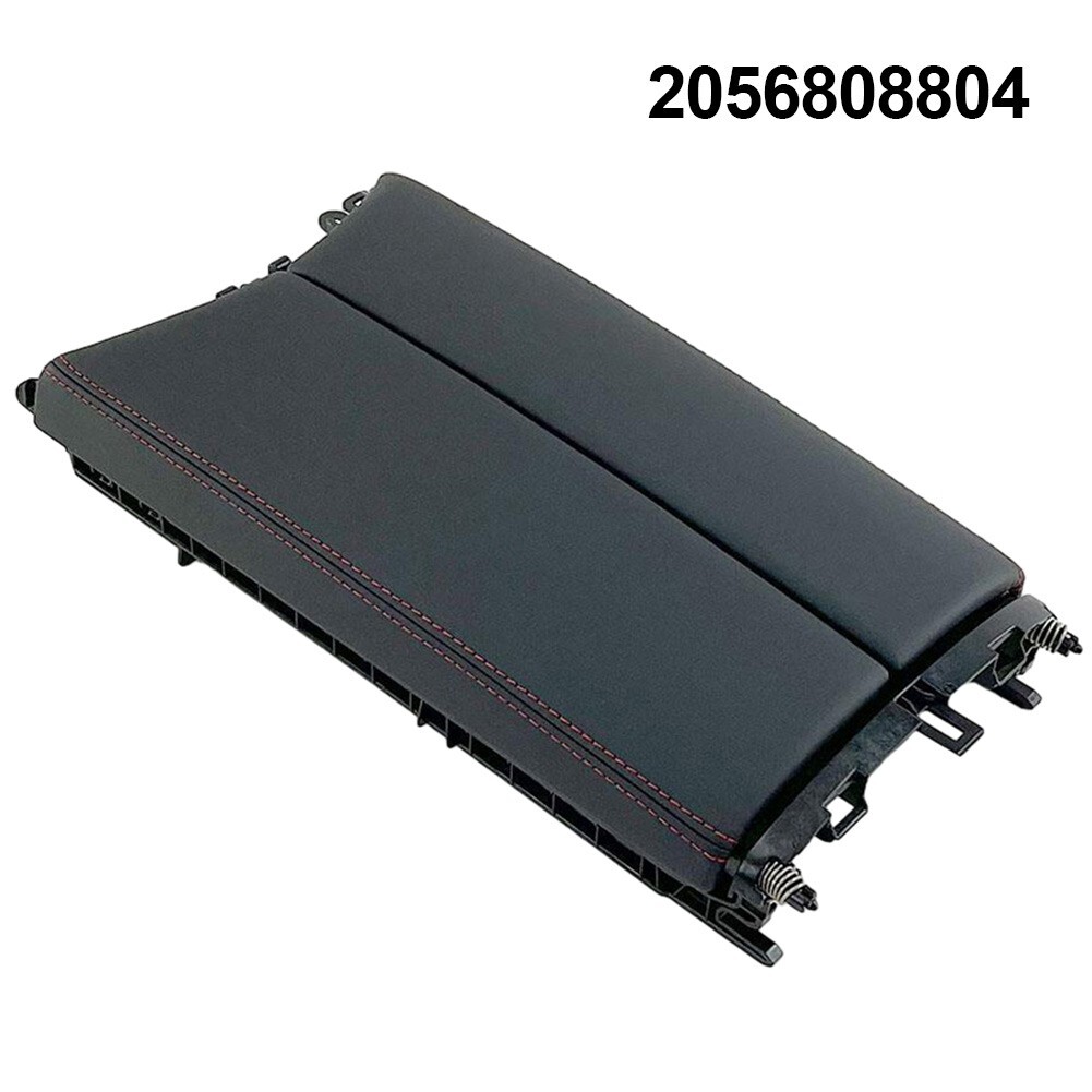 Black ABS Front Center Console Lid ArmRest for Mercedes C63 C43 GLC ...