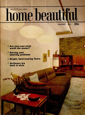Australian Home Beautiful - August 1971 - Vintage 1970s Home Decoration ...