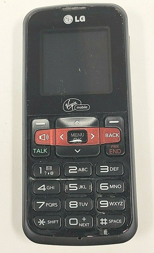 LG 101 / VM101 - Black and Silver ( Virgin Mobile ) Rare Cellular Phone ...