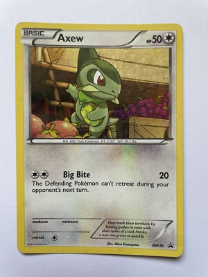 Axew BW26 LP Black Star Promo Black & White 2011 Pokemon TCG | eBay