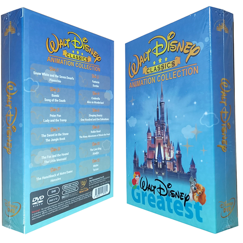 Walt Disney Classics Animation Collection 24-Movies (DVD Box Set ...