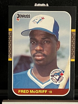 1987 Donruss Fred McGriff #621 Rookie Card- Toronto Blue Jays | eBay