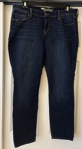 OLD NAVY The Sweetheart Dark Blue (Rinse) Skinny Jeans 14 Short ...
