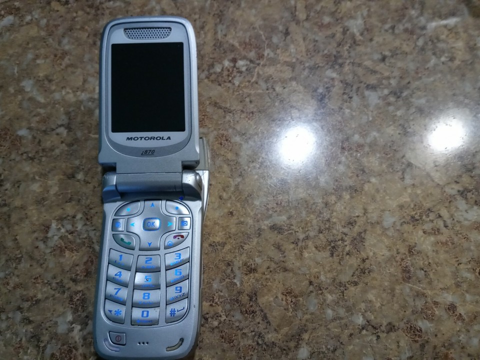 Motorola i870 Nextel (Sprint) Flip phone / Walkie Talkie.Fast Shipping ...