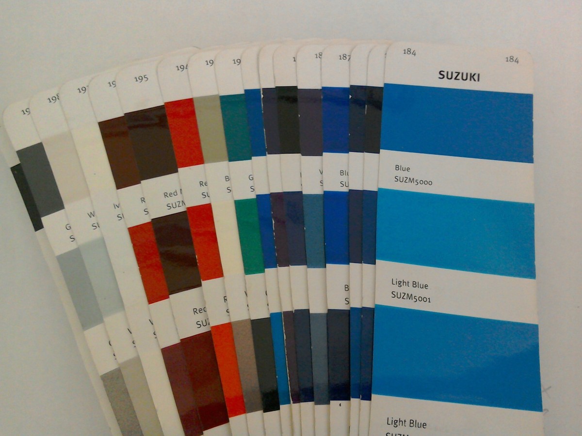 Suzuki Motorcycle Colour Chart - Infoupdate.org