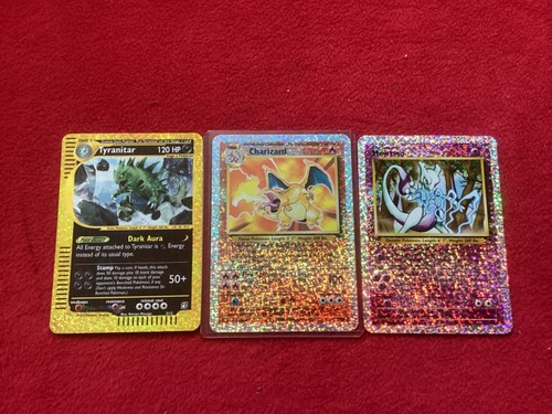 Pokemon - Oversized Charizard, Mewtwo, Tyranitar box Topper promo NM | eBay