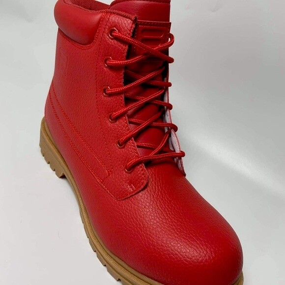 Men's Fila Edgewater 12 PB Red | Gum Boots | eBay