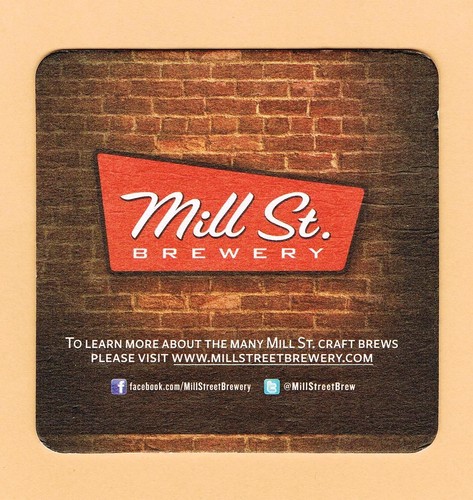 MILL ST. Brewery Toronto Beer Mat / Coaster Organic Lager Tank House ...