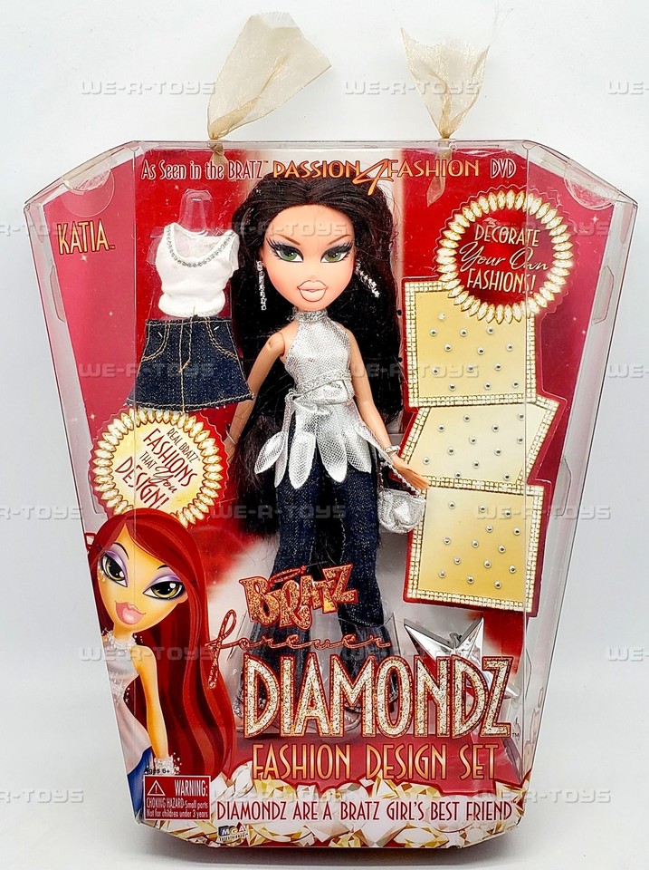 Bratz Forever Diamondz Fashion Design Set & Katia Doll MGA ...